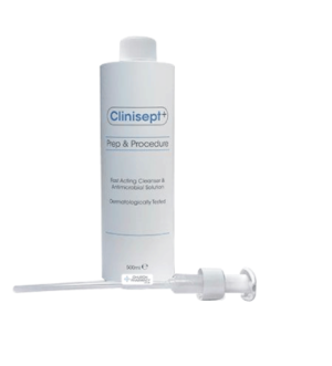 Clinisept + Skin with pump 490ml - Aesthetics Associates