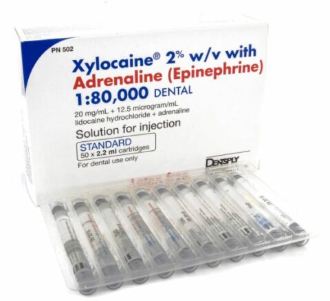 Xylocaine Dental 2% 2.2ml SINGLE vial - Aesthetics Associates
